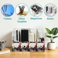 American Flag Eagle Tree 3 Pack Magazine File Holders Desktop File ...