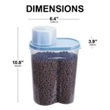 GreenJoy Small Dog Food Storage, Airtight Translucent Containers with ...