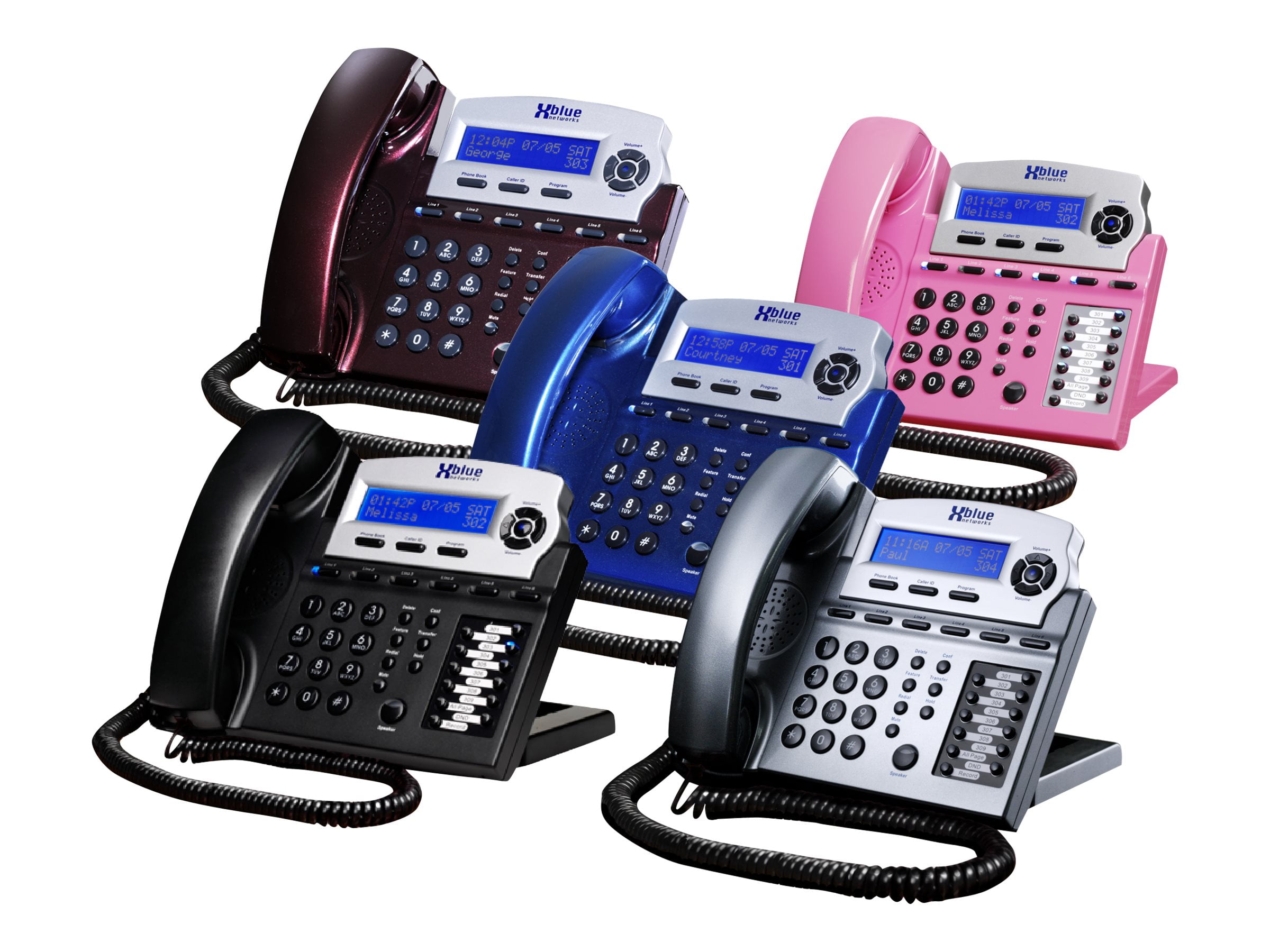 XBLUE X16 - Analogue PBX - 4 FXS Ports - with 4 Titanium Metallic ...