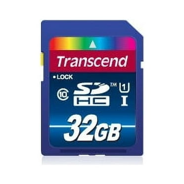 Transcend - Flash memory card - 32 GB - Class 10 - SDHC - Walmart.com