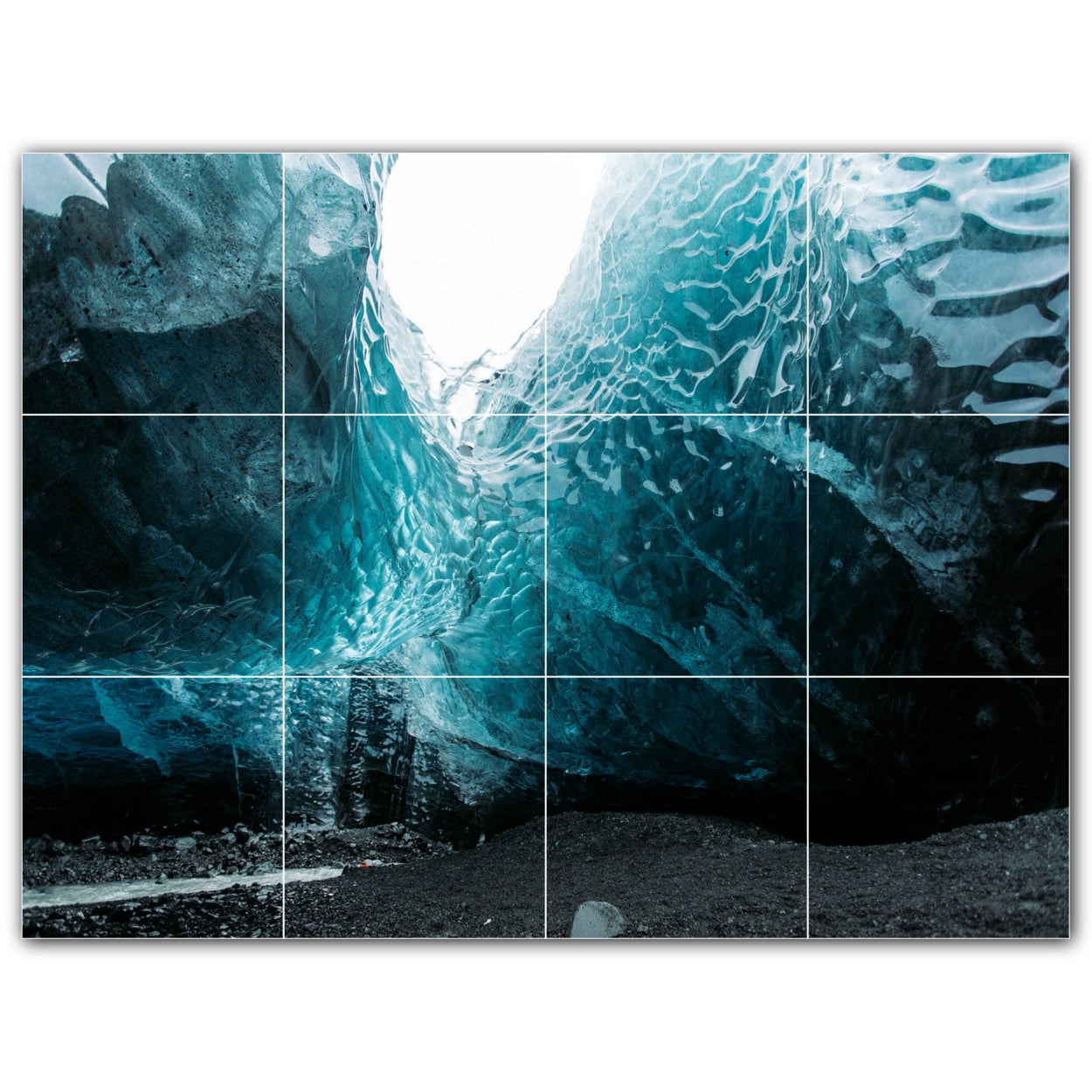 Picture-Tiles.com: Glacier Ceramic Tile Wall Mural WAL500738-43M. 24"W ...