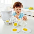 Hape: Egg Carton - 6pc, Take Apart Egg Pieces, Kitchen Food Playset ...