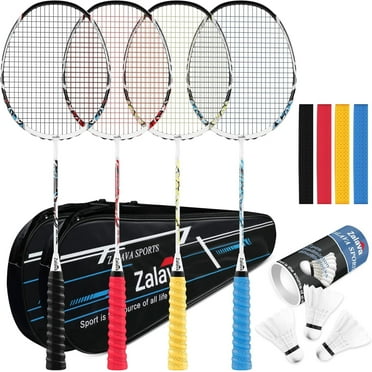 Badminton Racquets Set Professional Badminton Rackets Lightweight,4 ...