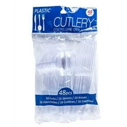 Dixie Heavy-Duty Disposable Plastic Cutlery Set, 168-Piece Bulk ...