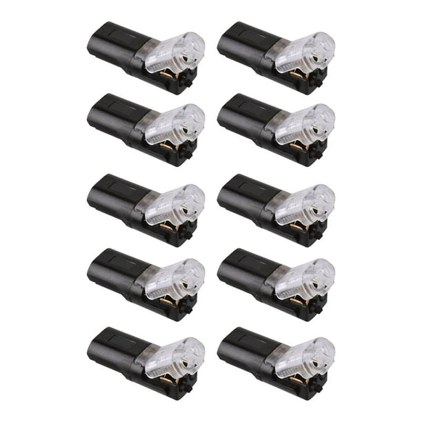 10 Pieces Pluggable LED Wire Connectors Professional Low Voltage Wire ...