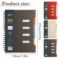 1 Pc Ruled Spiral Notebook, B5 Notebook with Dividers Tabs and ...