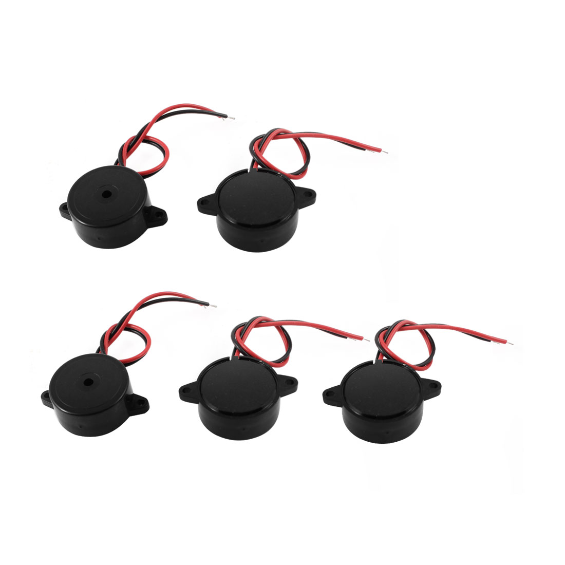 5 Pcs DC 3-24V 85dB Continuous Sound Electronic Buzzer Alarm 23 x 10mm ...