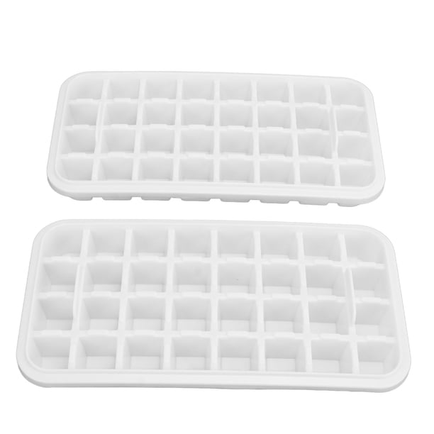Ice Cubes Tray 32 Grids Double Layer Easy Release Ice Maker Mold with ...