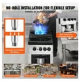 Commercial Gas Range 2 Burner Stove Countertop Hot Plate Kitchen Heavy ...