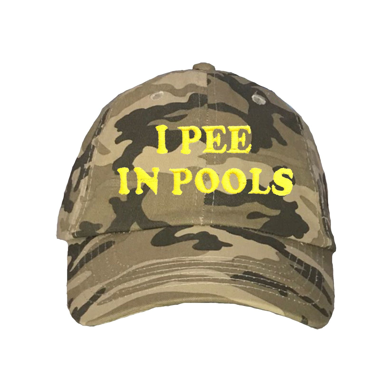Adult I Pee In Pools Embroidered Dad Hat - Walmart.com