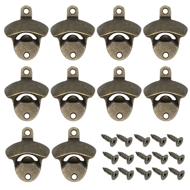 Lefu 10x Rustic Style Cast Iron Wall Mounted Bottle Opener Cave Bar ...