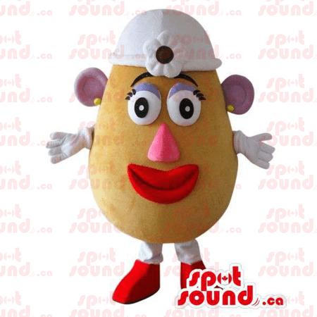 Well-Known Mr. Potato Lady Toy Character Plush SPOTSOUND Mascot With ...