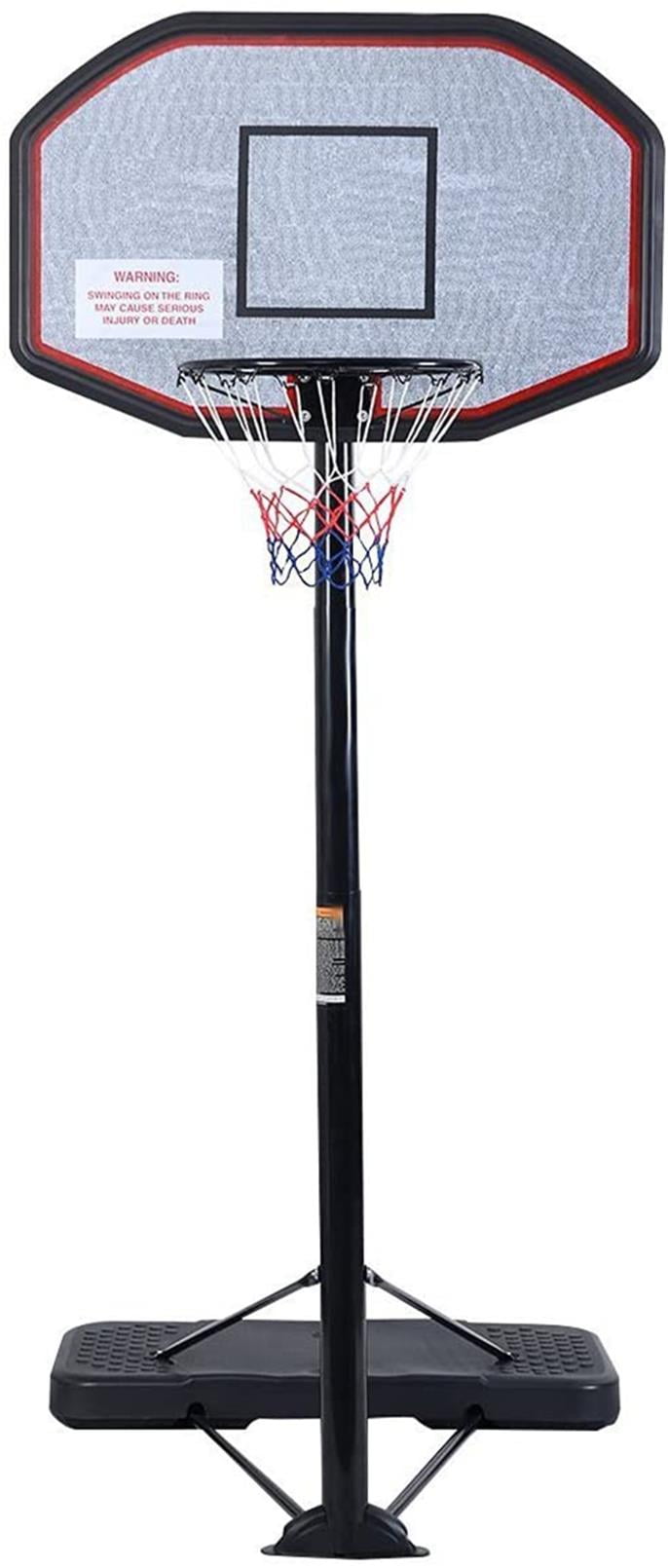 UBesGoo 43in Removable Basketball Hoop, 6.5ft-10ft Height Adjustable ...