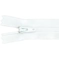 (2 pack) Ziplon Coil Zipper 20"-White - Walmart.com