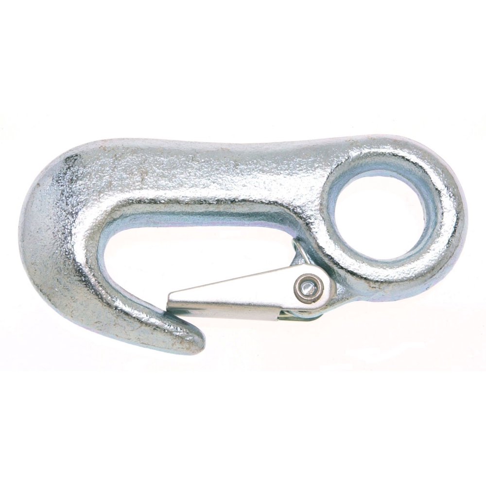 Campbell T7620794 Rigid Fixed Eye Hook with Round Eye, Malleable, Zinc ...