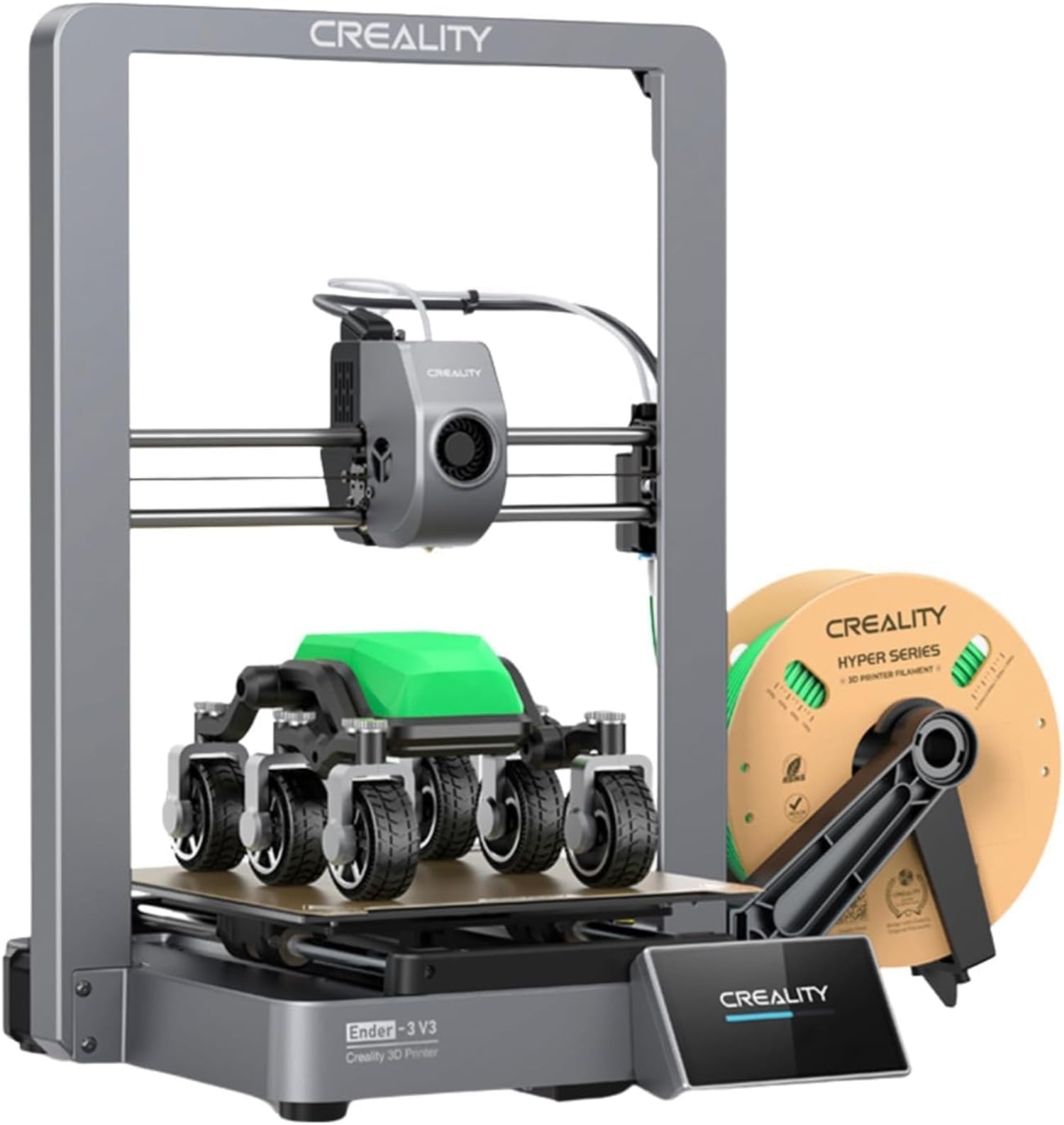 Impresora 3D Creality Ender 3 V3 600mm/s, Impresoras 3D FDM Estructura Metálica, Nivelación ...