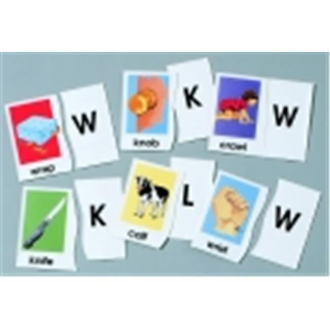 Didax Silent Consonants Matching Puzzle Card Set, Set 28 - Walmart.com