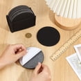 20Pcs Felt Mats with Adhesive Back Flat Round Black 100x4mm DIY ...