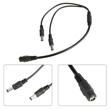 DC Power Splitter Cable, DC Power Cable Connector Security Oxygen-free ...