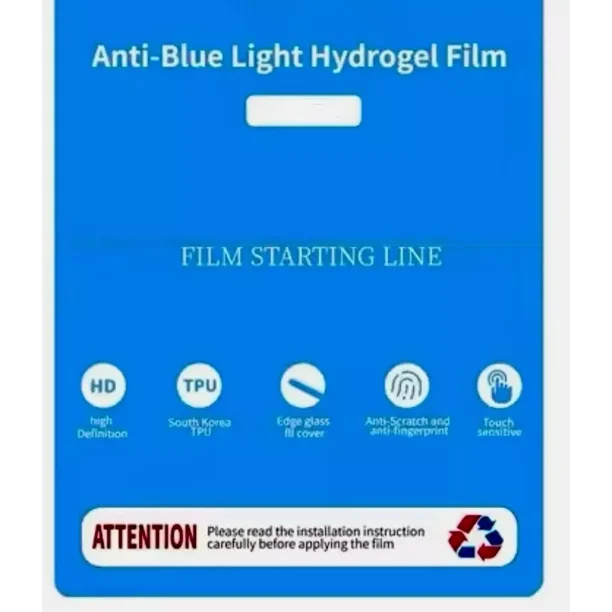 Paquete De 50 Micas De Hidrogel Anti Blue Mayoreo Celular | Bodega ...