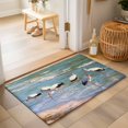 2x3 Ft Entryway Area Rug, Ocean Seagull Kitchen Rug Runner Washable ...