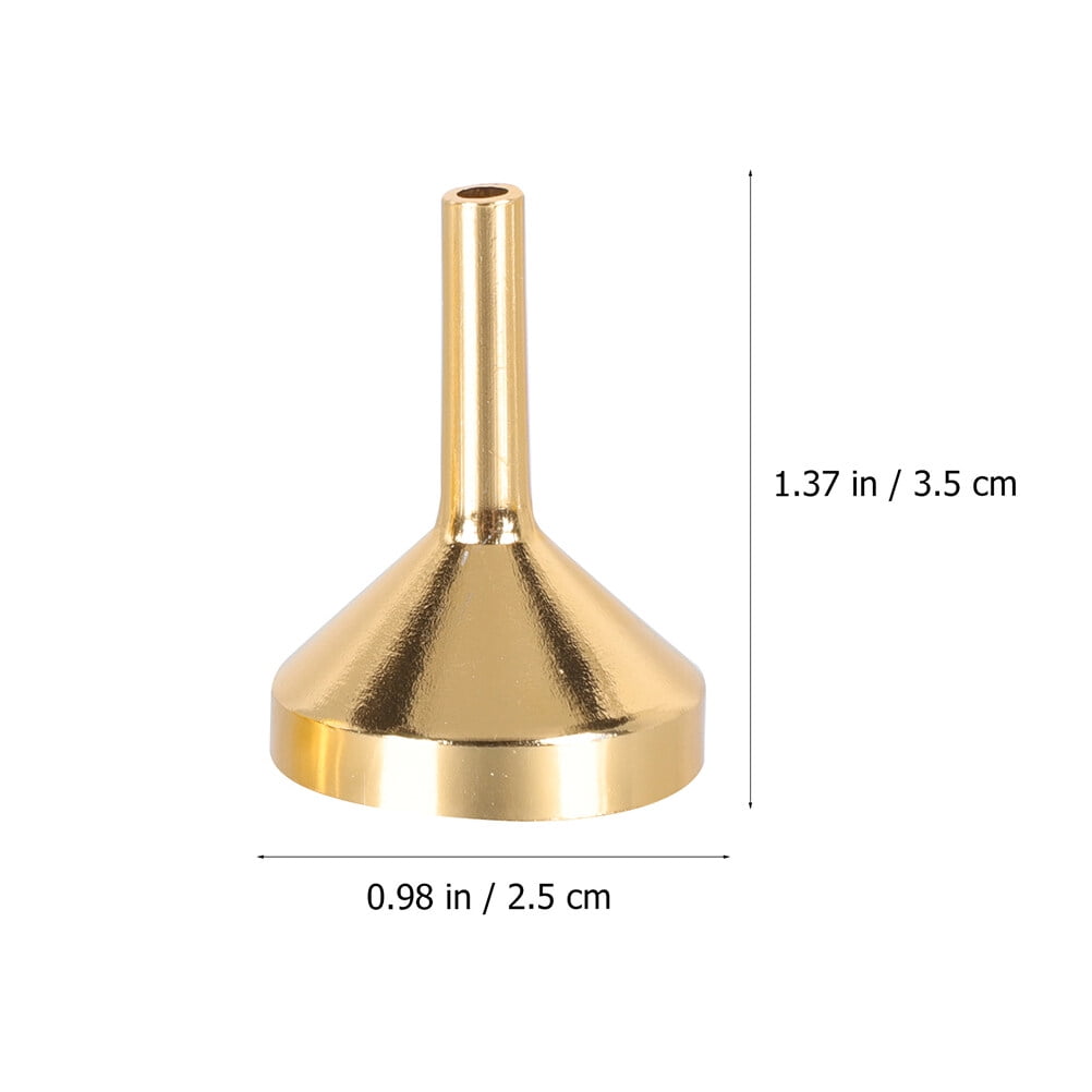 1 Set Mini Funnel Small Metal Funnels with Droppers for Filling Small ...