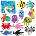 12pcs Marine Animal Handprint Craft Kit Making Palm Handcraft For ...
