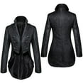 Mens Sequin Tuxedo Jacket Tails Slim Fit Tailcoat Dress Coat ...