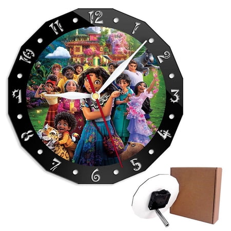 Home Decor Dual Use Encanto Clock Wall Mounted/desktop Clock | Walmart ...