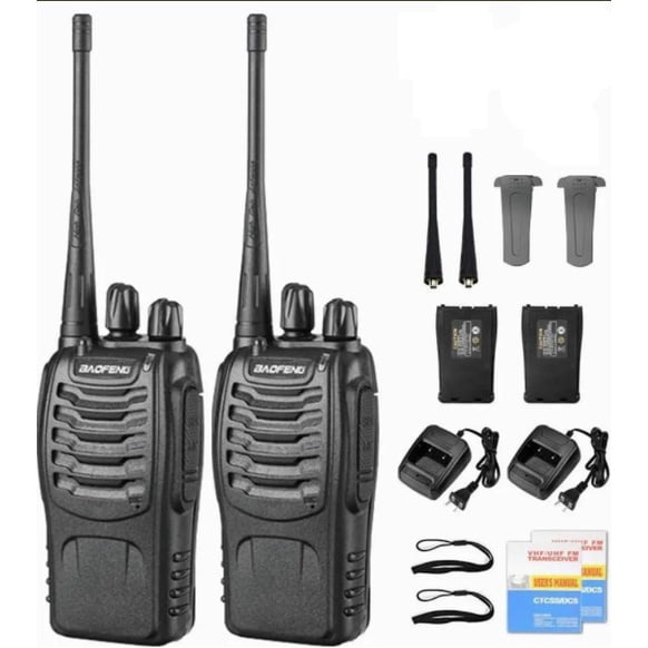 2 Radios Baofeng Bf-888s Uhf Con Manos Libres Set-2 Baofeng 888s ...