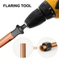 Hymnorq 5PC Flaring Tool Drill Bit Set for HVAC Air Conditioner Copper ...