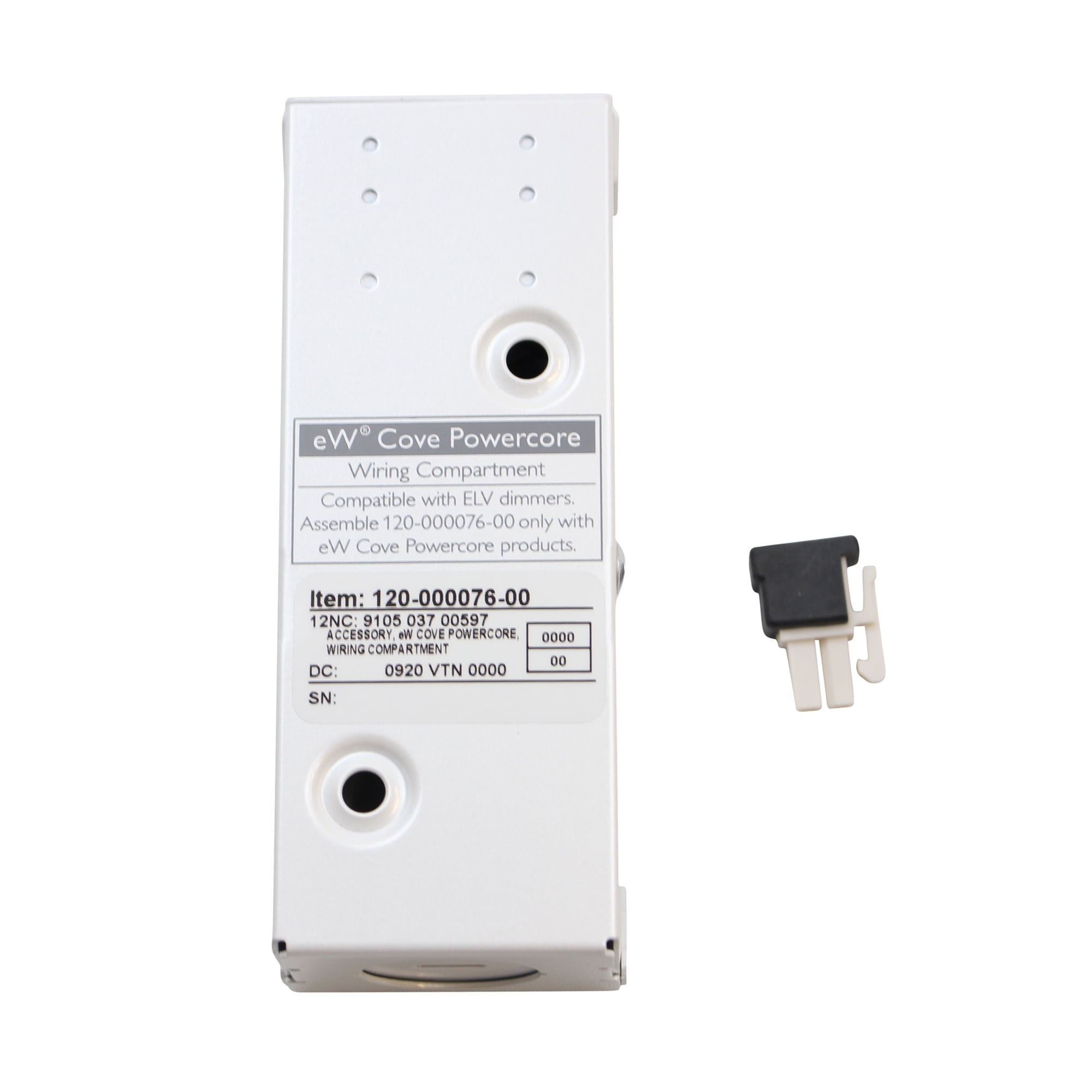 Color Kinetics 120-000076-00 eW Cove Powercore Cove Wiring Compartment ...