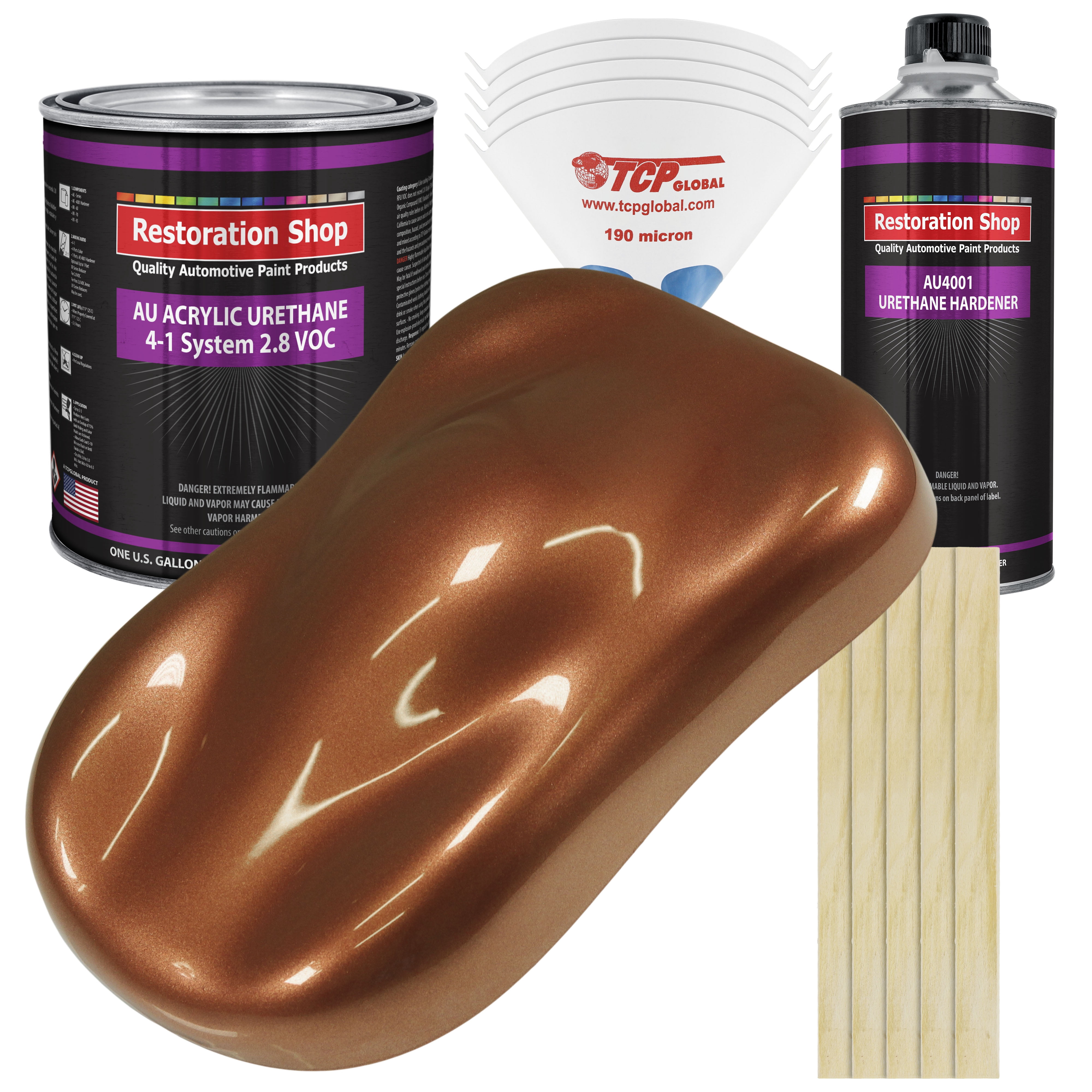 Restoration Shop Firemist Copper Acrylic Urethane Auto Paint Complete