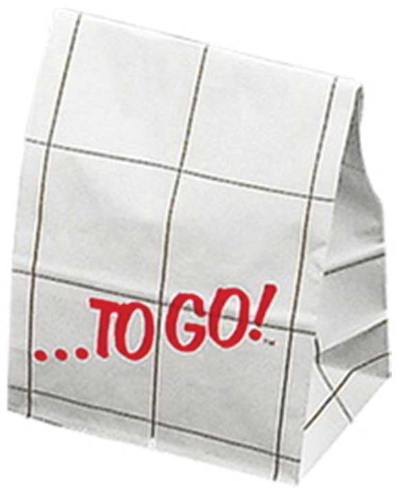Deli Bag Duplex with vents White ToGo, 5.5 x 3.25 x 8-5/8 Inch -- 500 ...