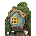 Ebros 6.5" Forest Ent Greenman Cottage Blue Nook Tree House Mushroom ...