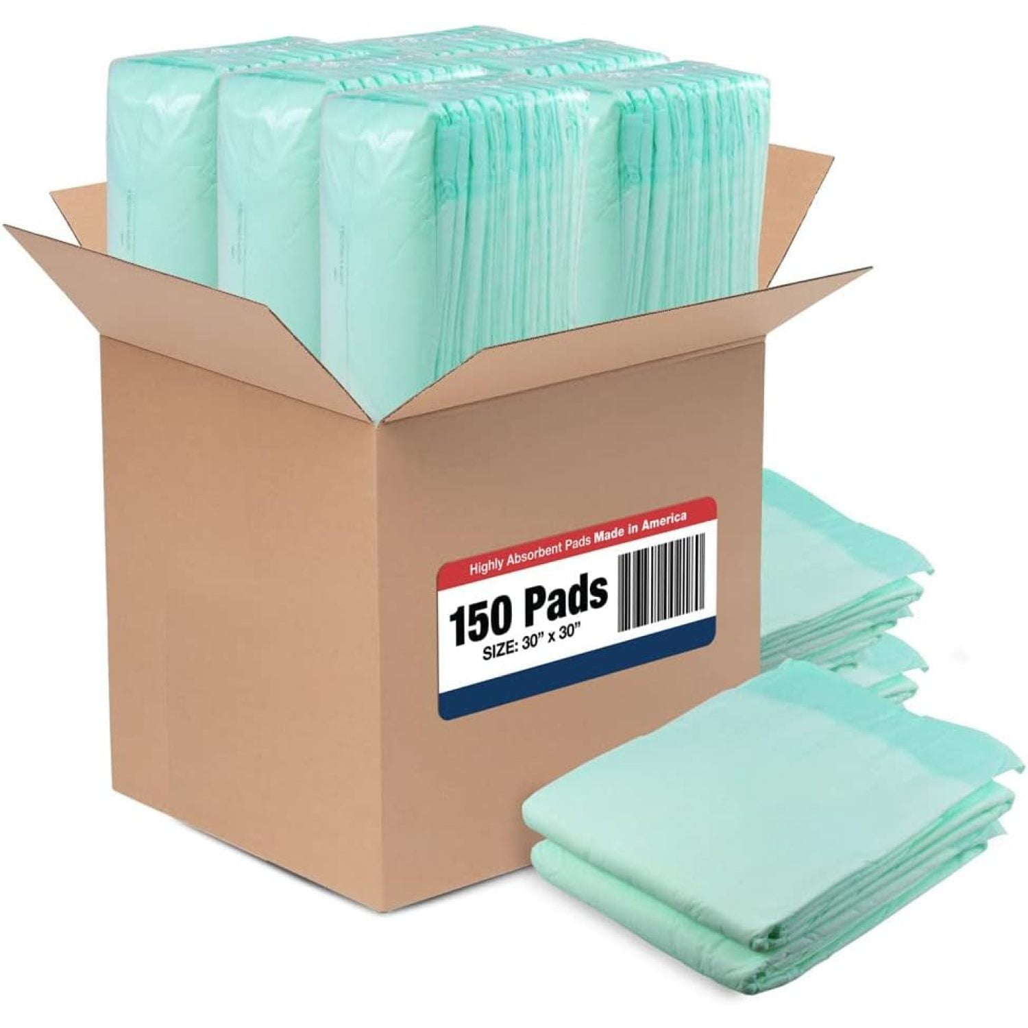 Bilot USA Puppy Pads, Large 30x30 Inch, 150 Count, Plain Packaging for ...