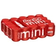 Coca-Cola Mini Soda Pop Soft Drink, 8 fl oz, 20 Pack Cans, Allergens ...