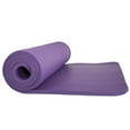 Wakeman Outdoors Extra Thick Non-Slip Yoga Mat 71x24x0.5 for Exercise ...