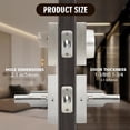 Exterior Door Lock Set with Deadbolt, Front Door Handle Set, Heavy Duty ...