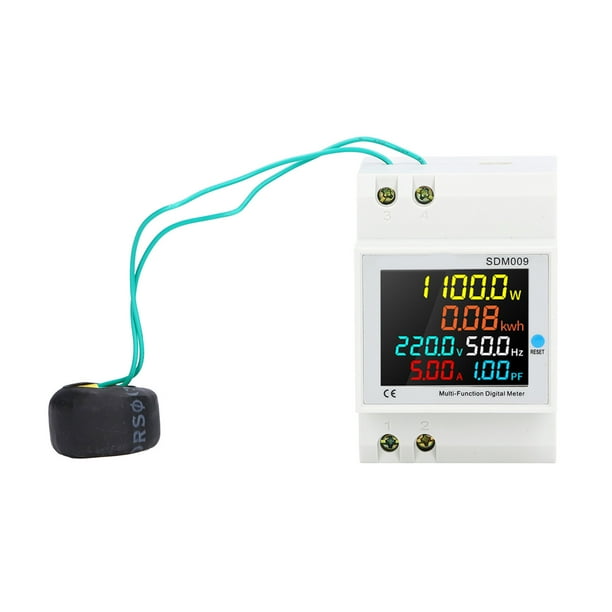 Power Factor Monitor Single Phase Digital Display Voltage Current ...