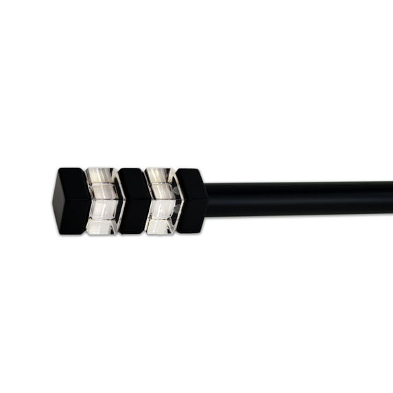 Versailles' 3/4in Moderno Cubes Rod Set (66in - 120in) - Walmart.com