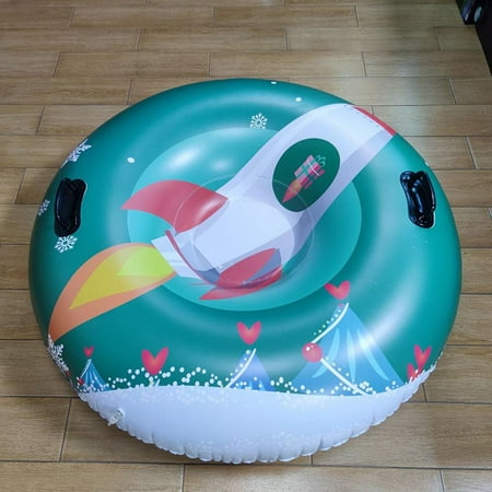 Inflatable Ski Circle with Towing Christmas Snow Toys Inflatable Handle ...
