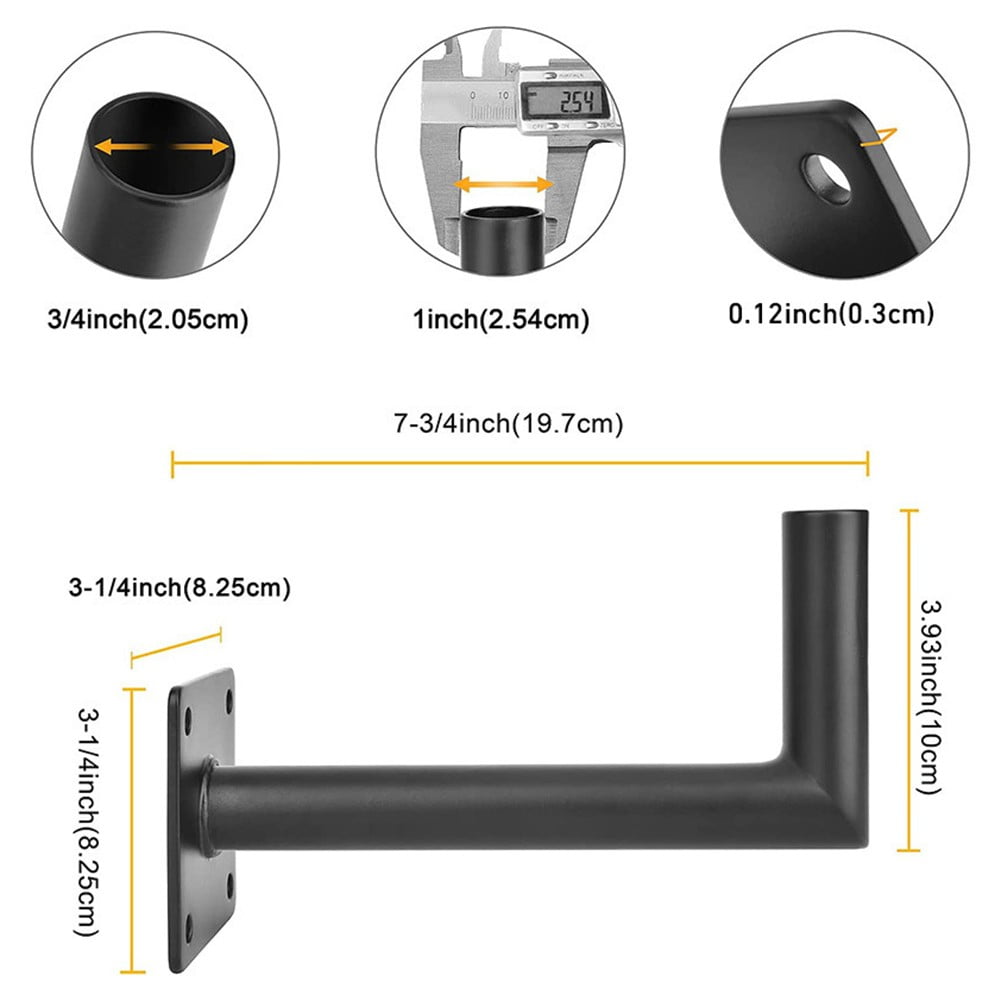 FANJIE Universal Heavy Duty Weather Vane Steel Roof Mounting Bracket w ...