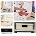 Ciwanning 9L Secure Storage Box With 4 Digit Code Lock ABS Privacy ...