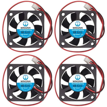WINSINN 50mm Fan 12V Dual Ball Bearing Brushless 5015 50x15mm - High ...