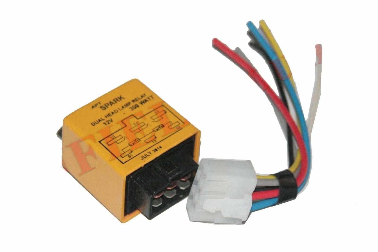 Massey Ferguson Tractor Dual Head Lamp Relay 12v 300 Watt With ...