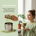 Matcha Powder Sifter & Storage Set, Stainless Steel Tin With 40 Mesh ...