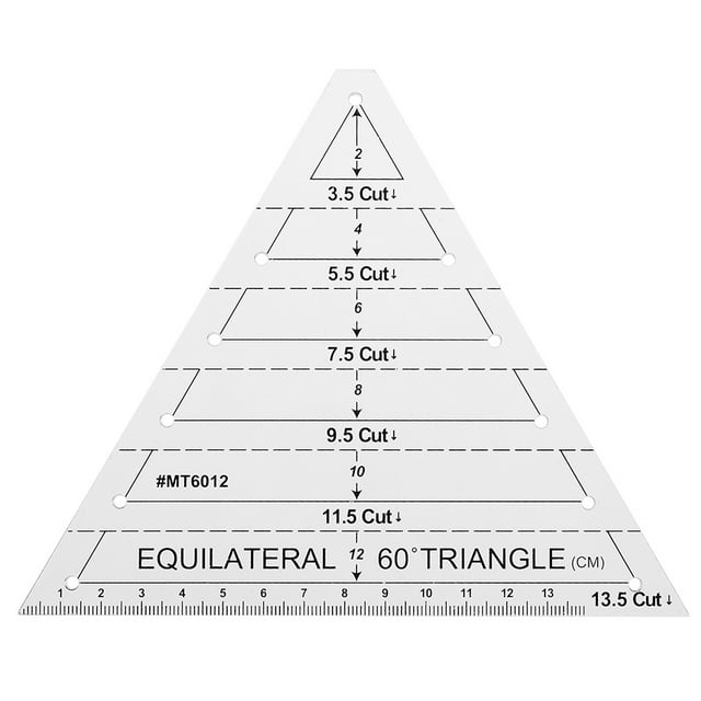 Transparent Acrylic Rulers 45 Degree Diamonds Ruler Craft Quilting ...