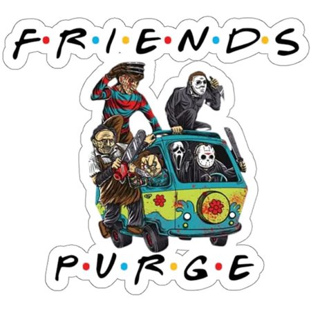 Purge Horror Halloween Horror Characters Decal Sticker | Walmart Canada