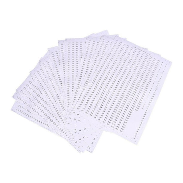 DMC Floss Number Stickers Color sheet labels sheet labels ...